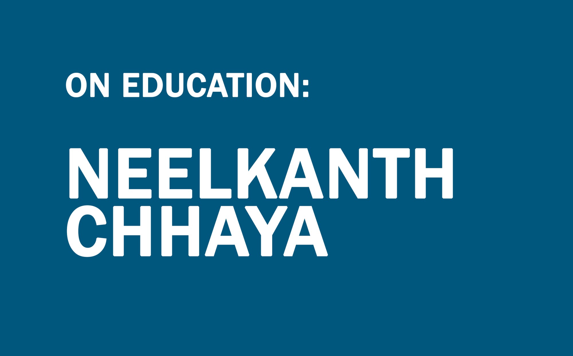 School Without Walls | thinkMATTER