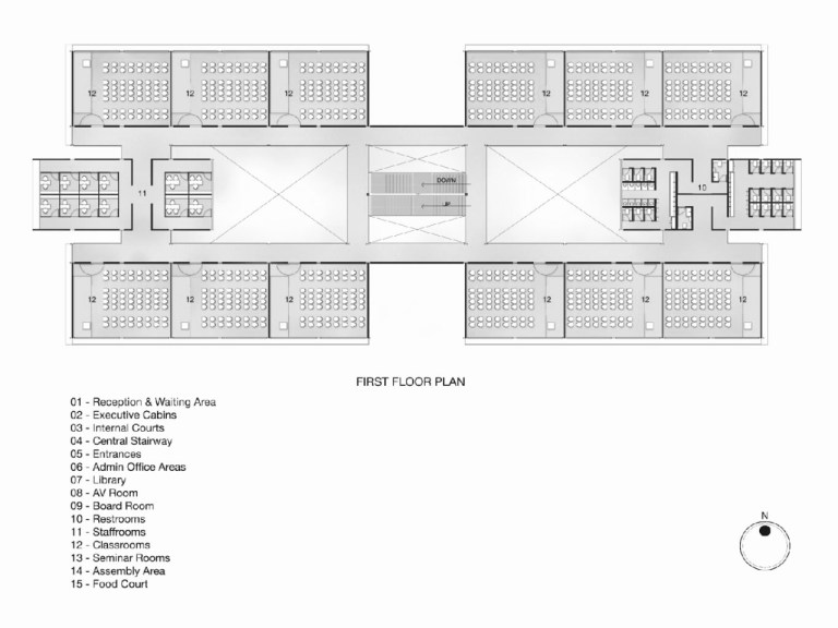 CMR University Admin and Academic Block : M9 Design Studio | thinkMATTER